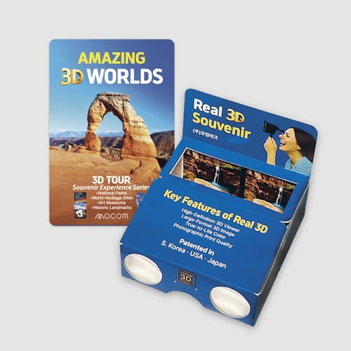 3D FOLCA | Foldable 3D Card Viewer for Souvenirs, Gifts & Education